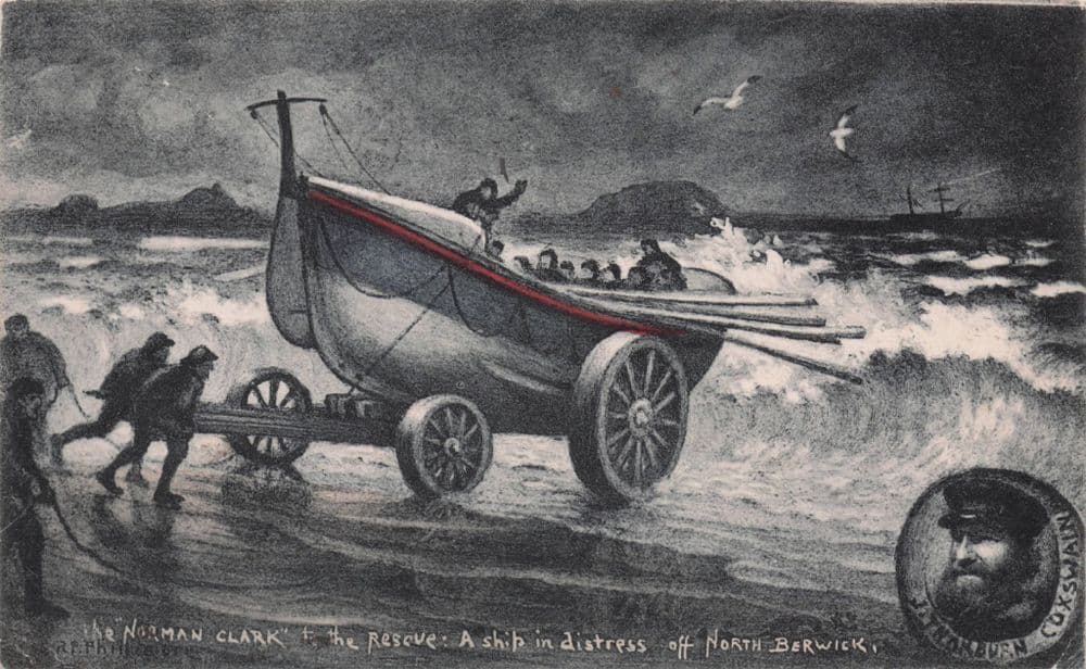 Norman Clark North Berwick Ship Rescue Coxswain R Phillimore Antique ...