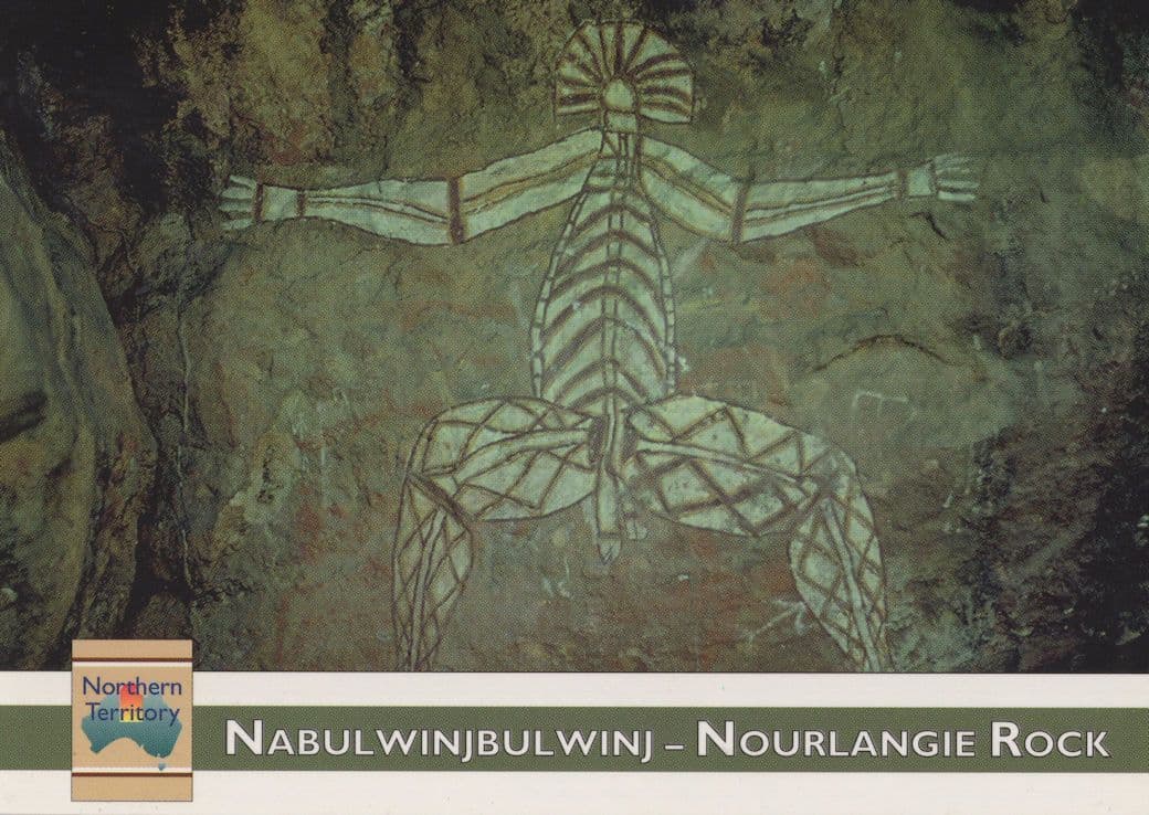 Nourlangie Rock Spirit Ghost Aborigine Aboriginal Postcard