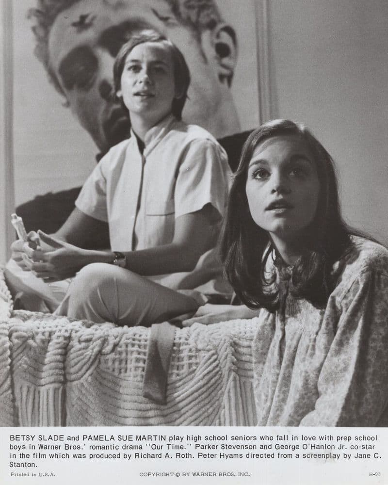 Our Time Betsy Slade Sue Martin Monochrome Film Publicity Photo