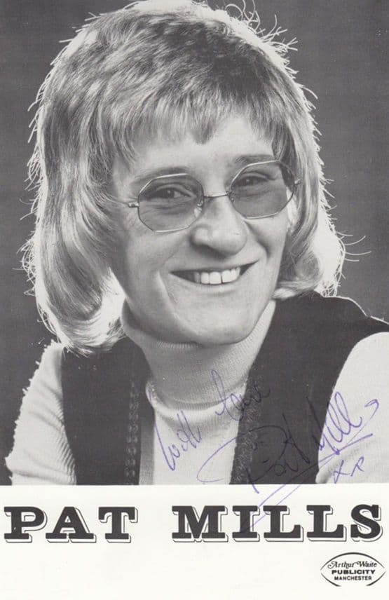 Pat Mills Film Star Comedian 3x Hand Signed Photo s