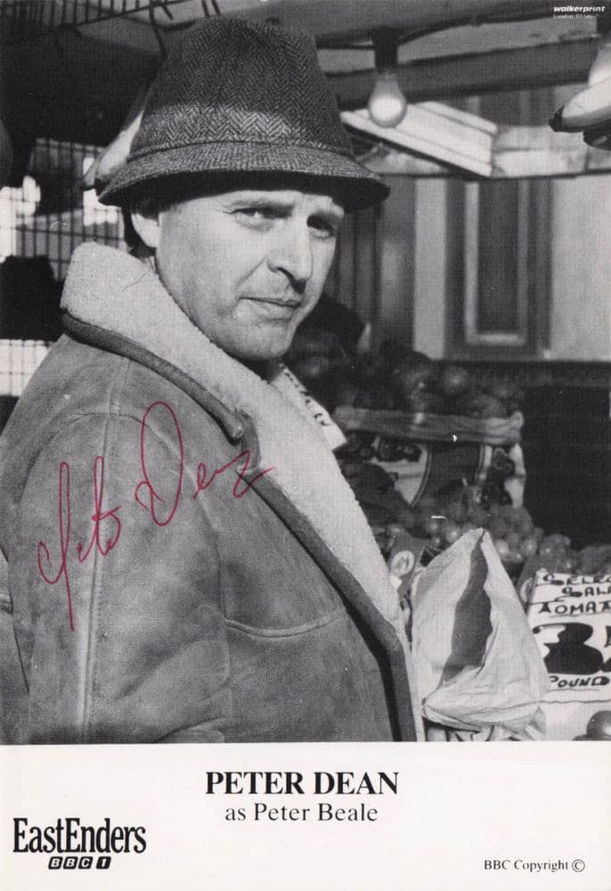 Peter Dean Beale Eastenders Undedicated Rare Hand Signed Cast Photo