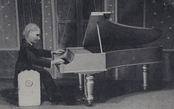 Pianist Musician Puppet Old Toy Piano Lanchester Marionette Theatre ...