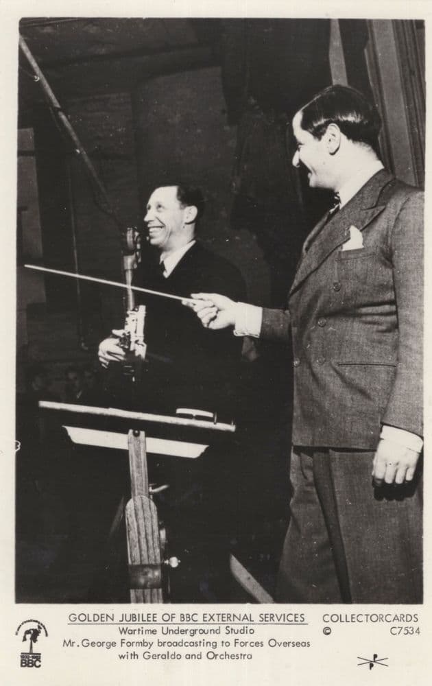 Postcard Golden Jubilee Of BBC External Services George Formby RPC ...