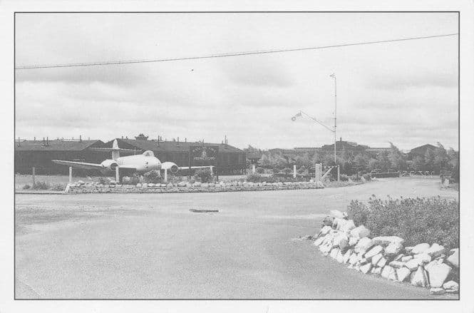 RAF Hednesford Base Entrance in 1955 Military Postcard