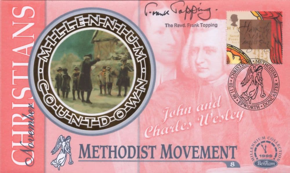 Revd Frank Topping Coronation Street Methodist Hand Signed FDC