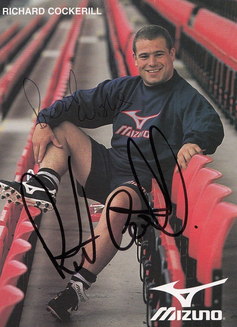 Richard Cockerill Rugby Player Hand Signed Photo