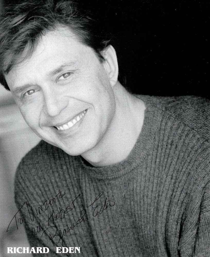 Richard Eden Robocop Large Hand Signed Photo