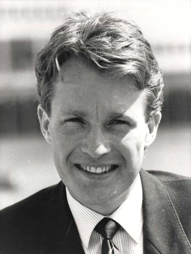 Richard Edgar Falklands War Joins BBC TV Weatherman Team 1988 Press Photo