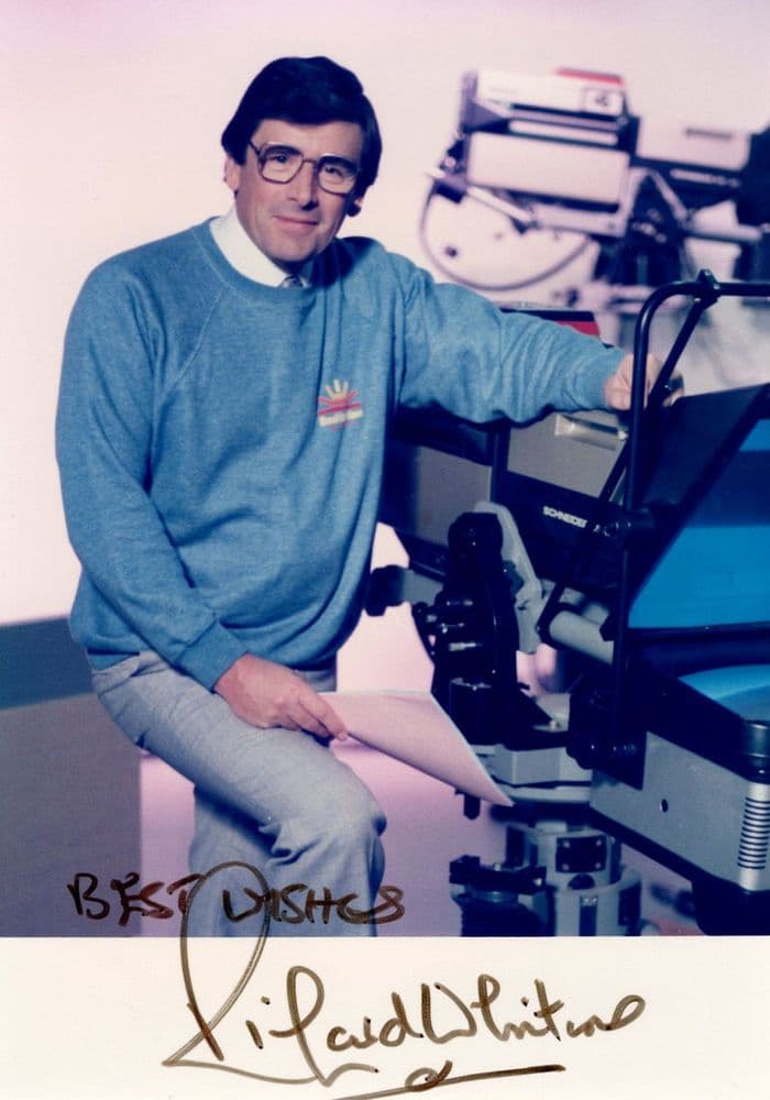 Richard Whitmore BBC Newsreader Vintage Hand Signed Photo