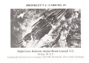 Roderick Learoyd 48th Squadron RAF WW2 Bombing Mission Victoria Cross ...
