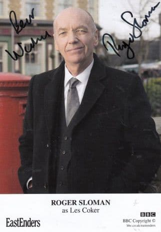 Roger Sloman Eastenders Hand Signed Photo