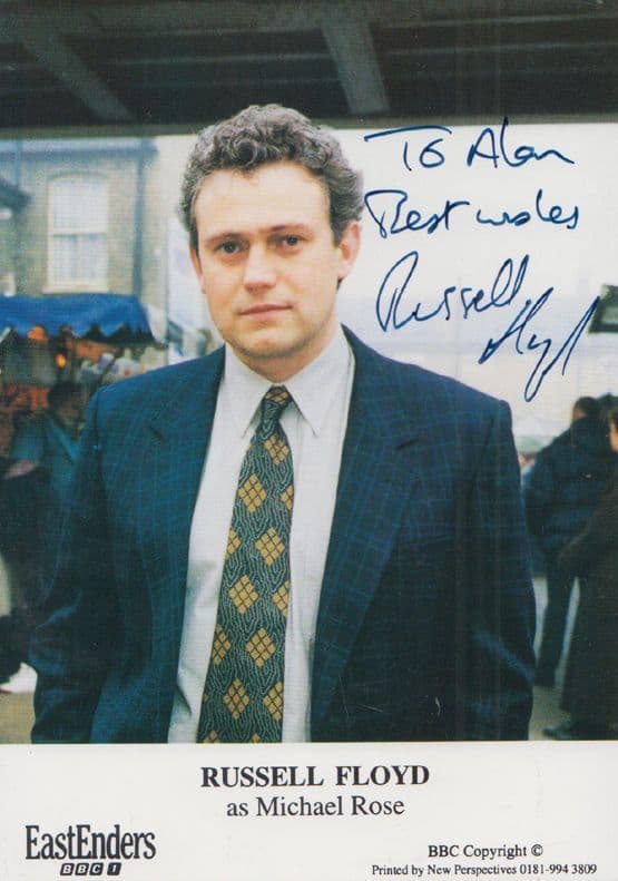 Russell Floyd as Michael Rose Market Inspector BBC Eastenders Signed ...