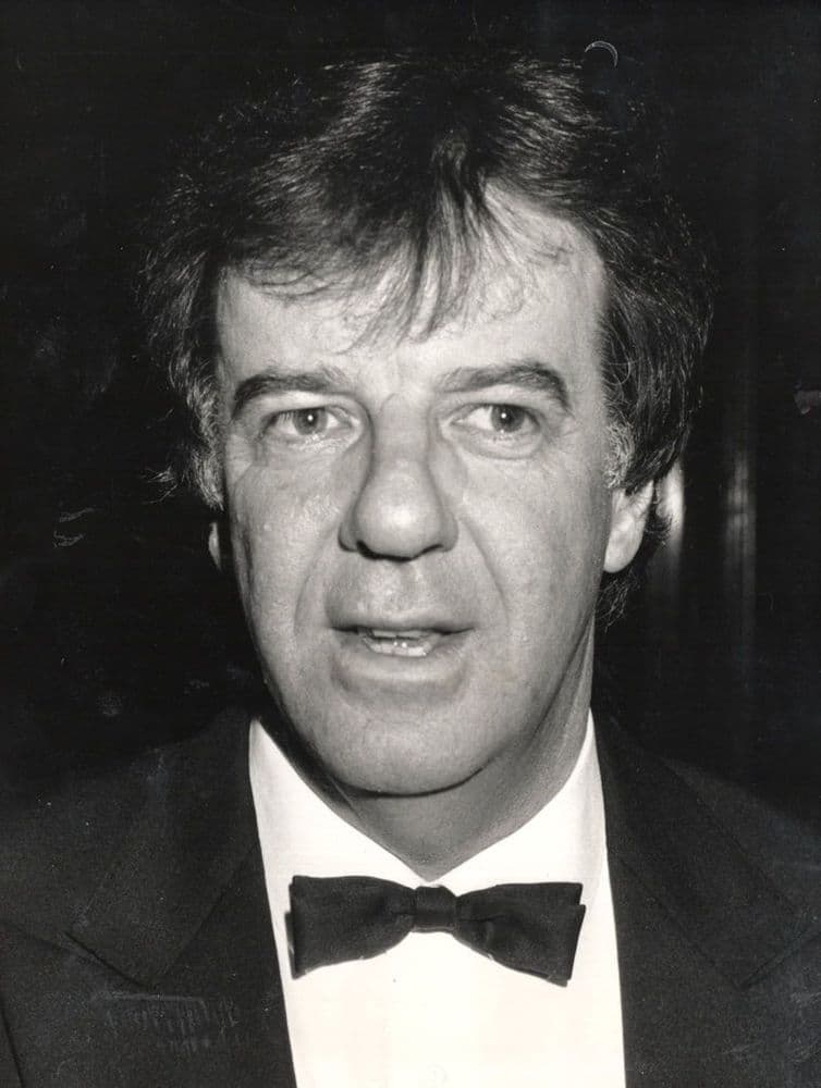 Russell Harty BBC TV Show Chat Show Host 1988 London Press Photo