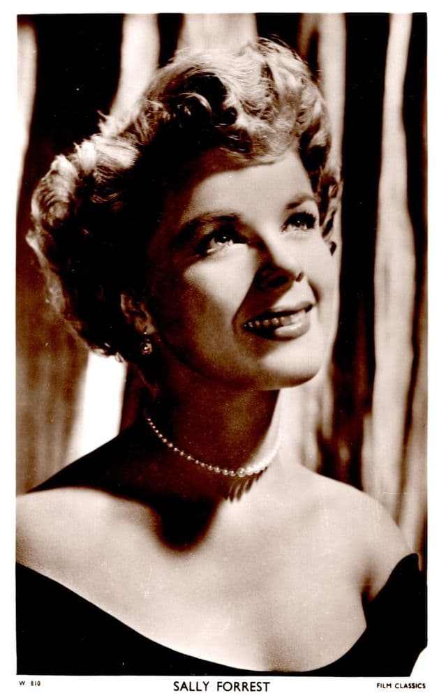 Sally Forrest Picturegoer Magazine Rare Plain Back Photo Postcard