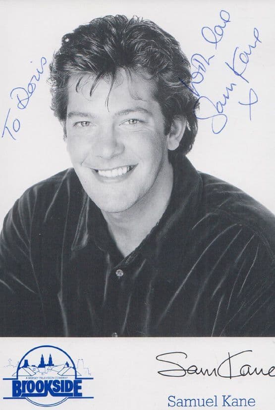 Samuel Kane Brookside Hand Signed Cast Card Photo