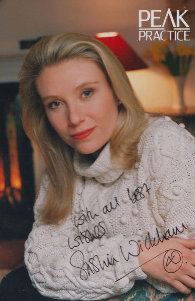 Saskia Wickham Dr Erica Matthews Peak Practice Printed Signed Cast Card ...