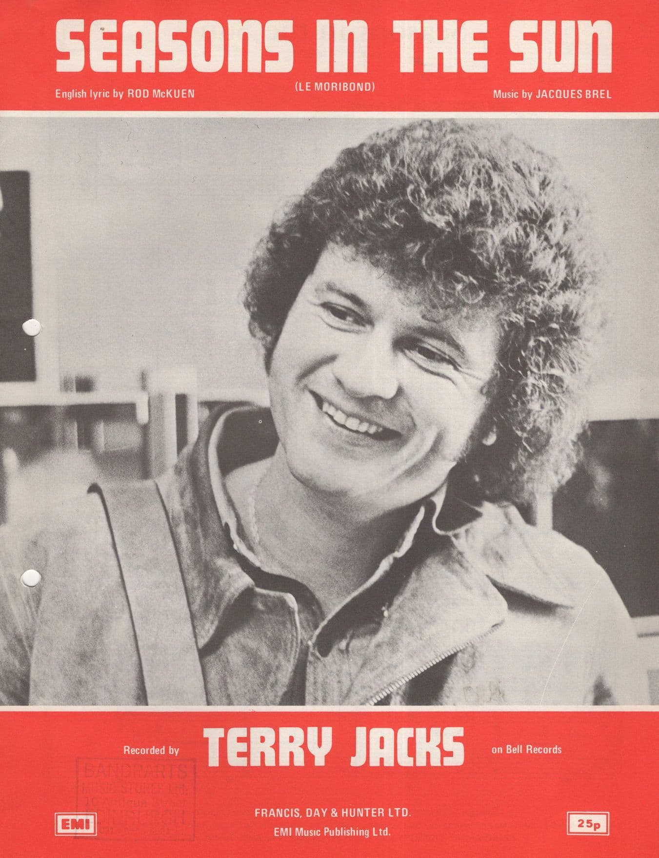 Seasons In The Sun Seasons In The Sun / Put The Bone In By Terry Jacks