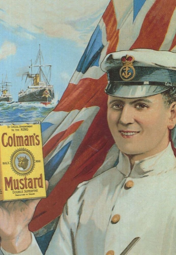 Ship Sailor Advertising Colmans Mustard Poster Postcard
