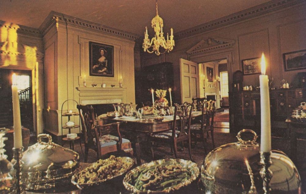 Shirley Plantation Charles City Virginia USA Interior Postcard
