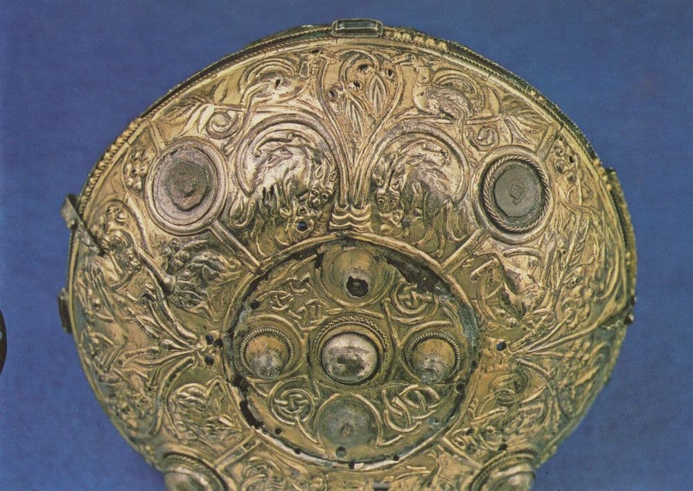 Silver Gilt Anglo Saxon Antique Bowl Westmorland York Postcard