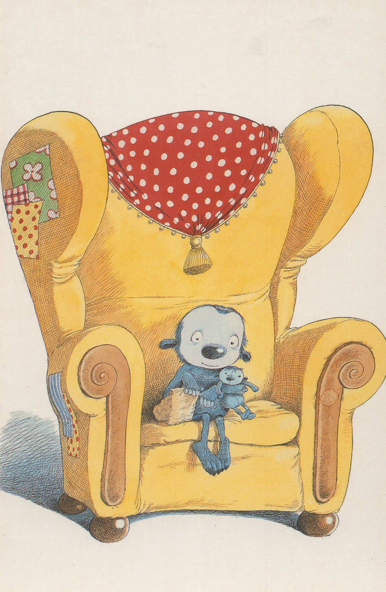Something Else Kathryn Cave Puffin Book Art Postcard