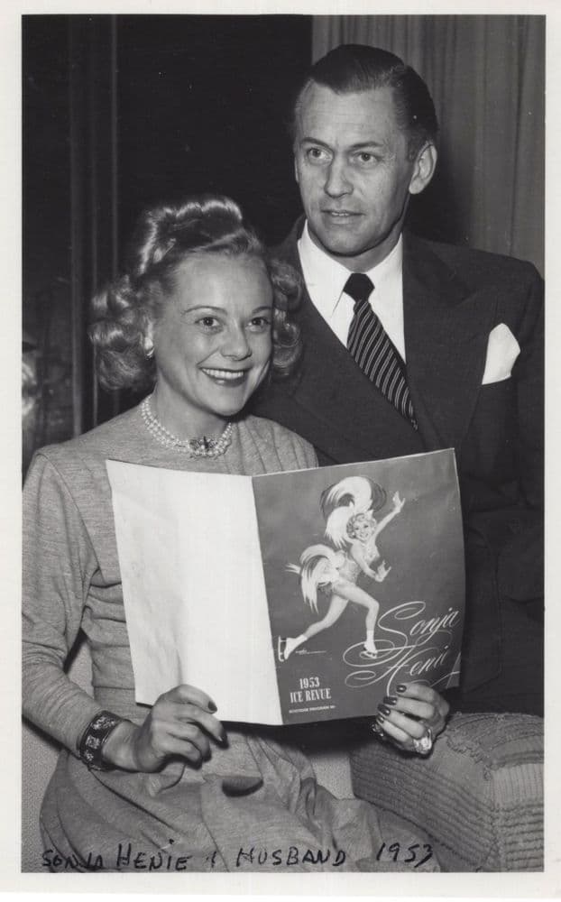 Sonja Henie And Husband Sonja Henie In Boston Digital Commonwealth