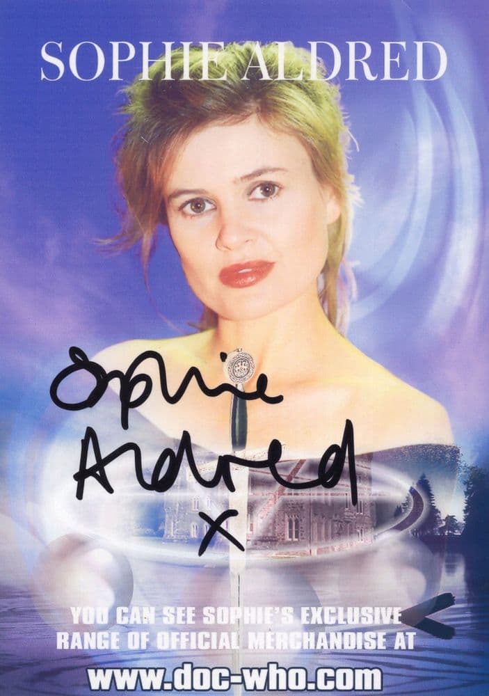 Sophie Aldred Dr Who Hand Signed Photo Postcard Autograph