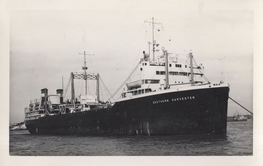 Southern Harvester South Georgia Co 1940s Ship Vintage Rare Photo