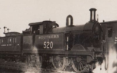 Southern Railway 520 Train Ashford Kent Real Photo Old Postcard