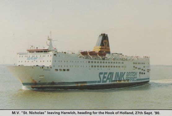 St Nicholas Sealink Ferry Harwich Hook Of Holland Limited Edition 1000 ...