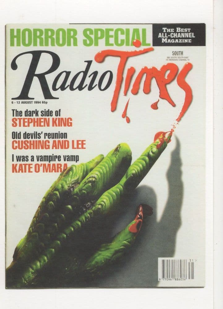 Stephen King Peter Cushing Christopher Lee Kate O Mara Vampire Postcard