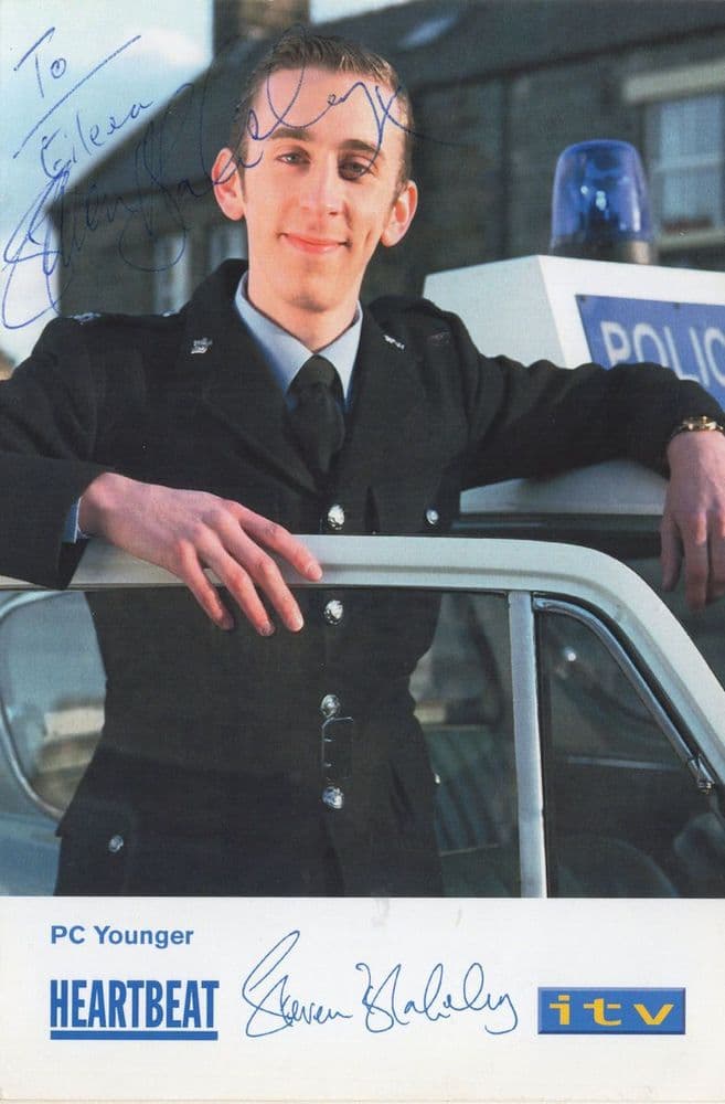 Steven Blakeley PC Younger Hearbeat Printed Signed Cast Card Photo