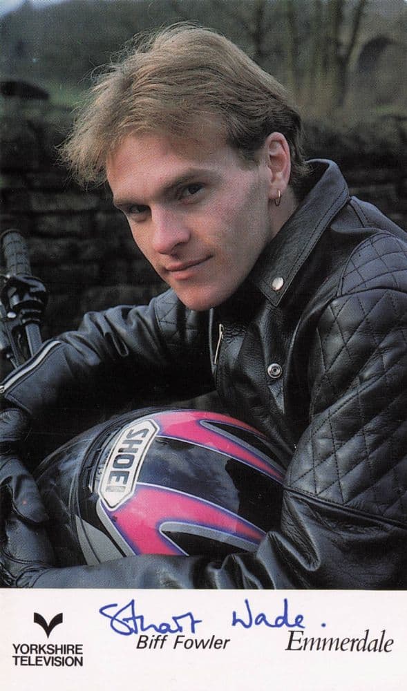 Stuart Wade as Biff Fowler Emmerdale Hand Signed Cast Photo