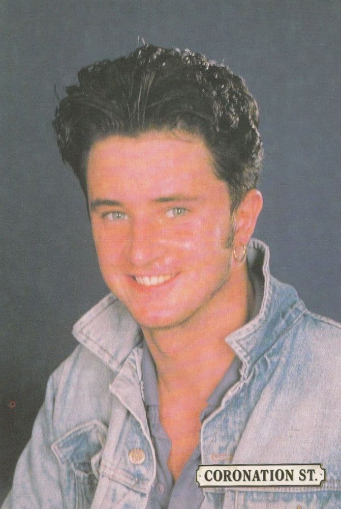 Stuart Wolfenden as Mark Casey in Coronation Street Vintage Rare Postcard