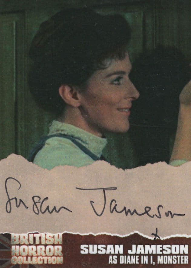 Susan Jamieson In Hammer Horror Film I Monster Hand Signed Card