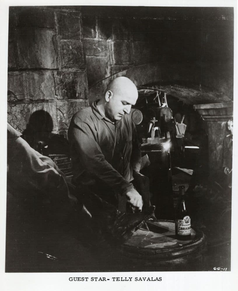 Telly Savalas Guest Star in Garrison s Heroes 10x8 TV Times Rare Press ...