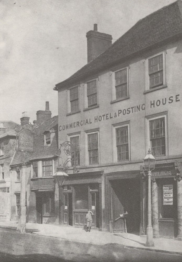 The Angel Hotel Ilford Essex Postcard