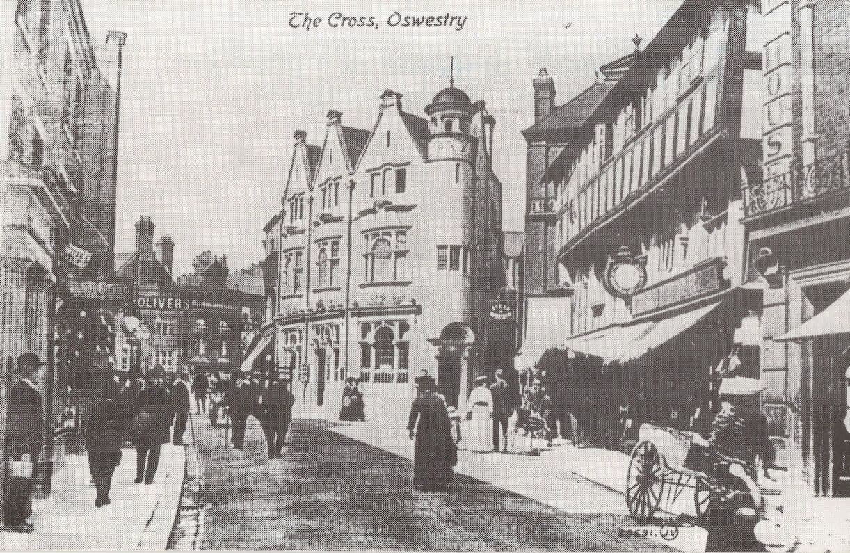 The Cross Oswestry Shropshire 1980s Daily Star Postcard
