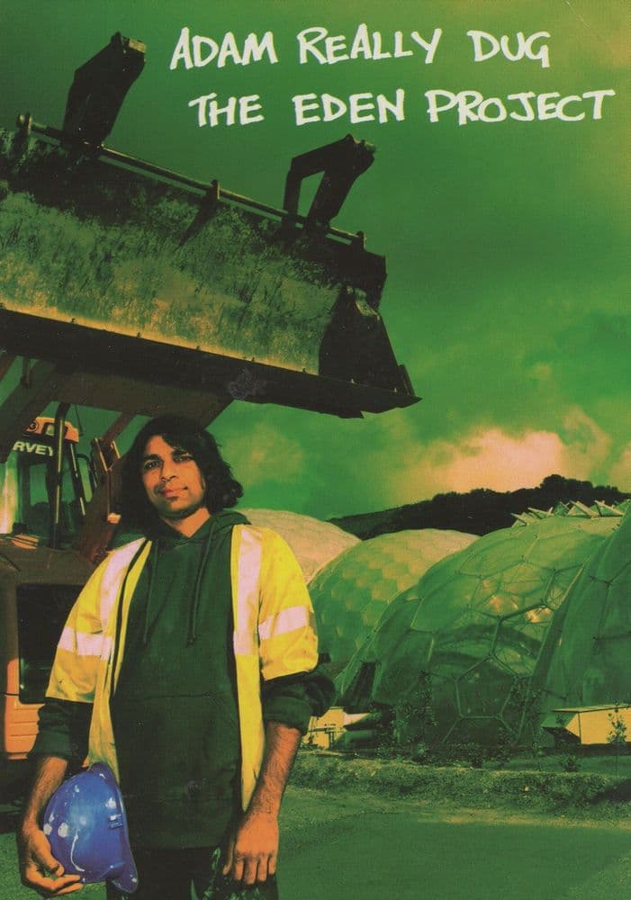 The Eden Project Cornwall Construction Building Advertising Postcard