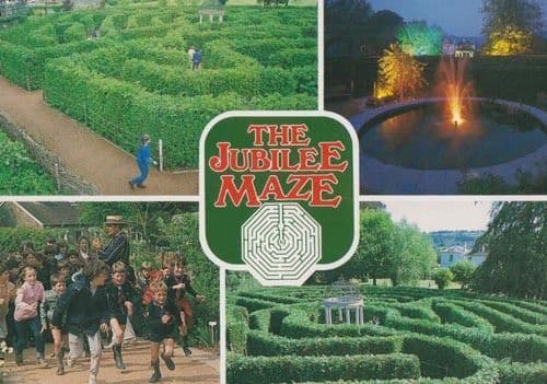 The Jubilee Puzzle Maze Symonds Yat West Hereford Postcard