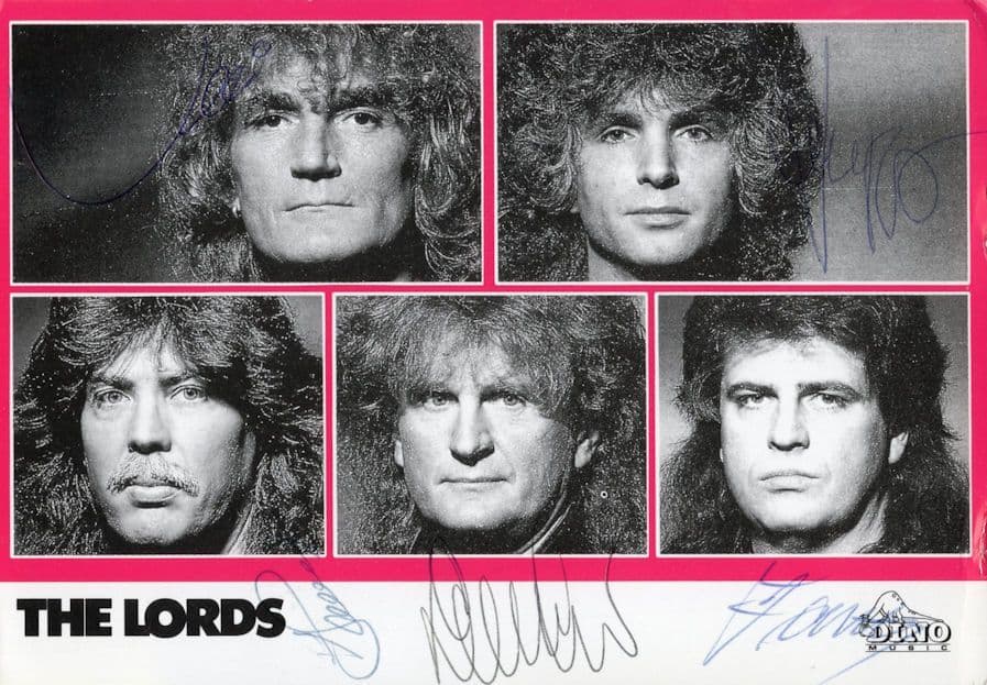 The Lords German Beat Band FULLY Hand Signed Photo