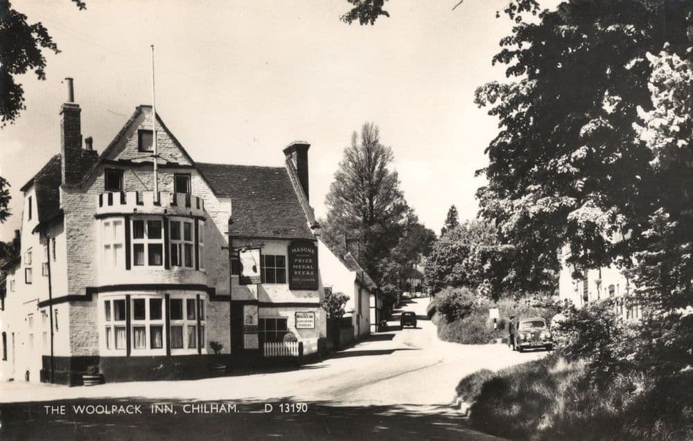 The Woolpack Inn Chilham Kent Mint Real Photo Postcard