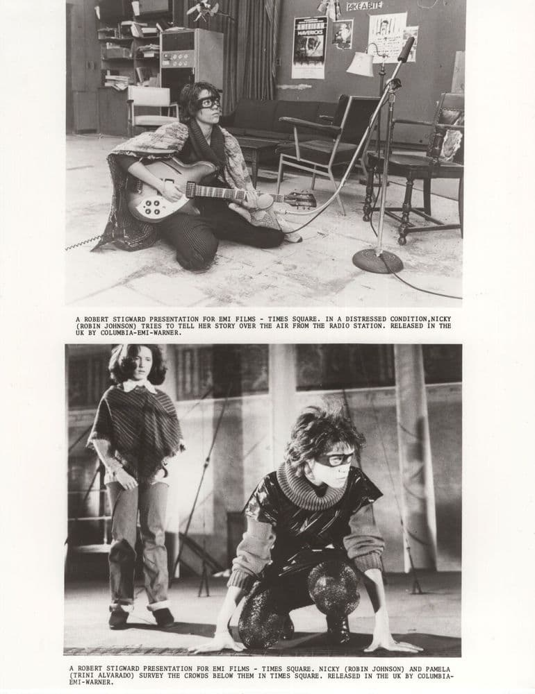 Times Square Robin Johnson 10x8 Monochrome Film Publicity Photo