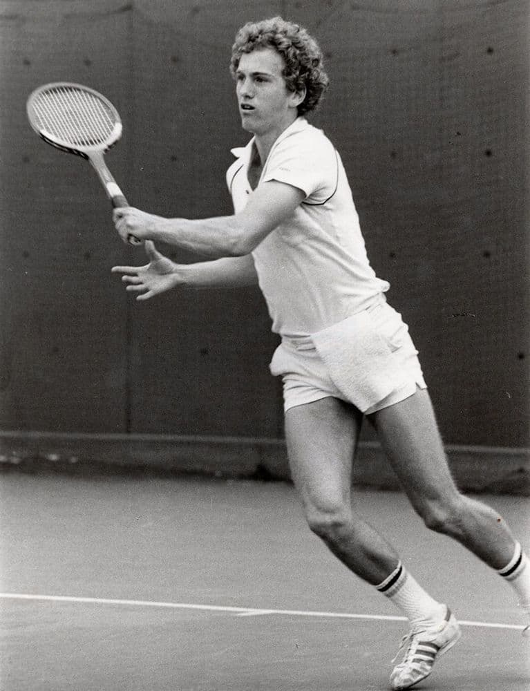 Timothy Robson British Tennis Player Large 1980s 10x8 Press Photo