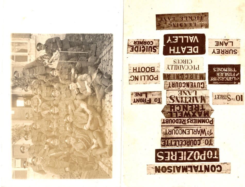 Trench Signs Polling Booth WW1 Imperial War Museum 2x Military Postcard s