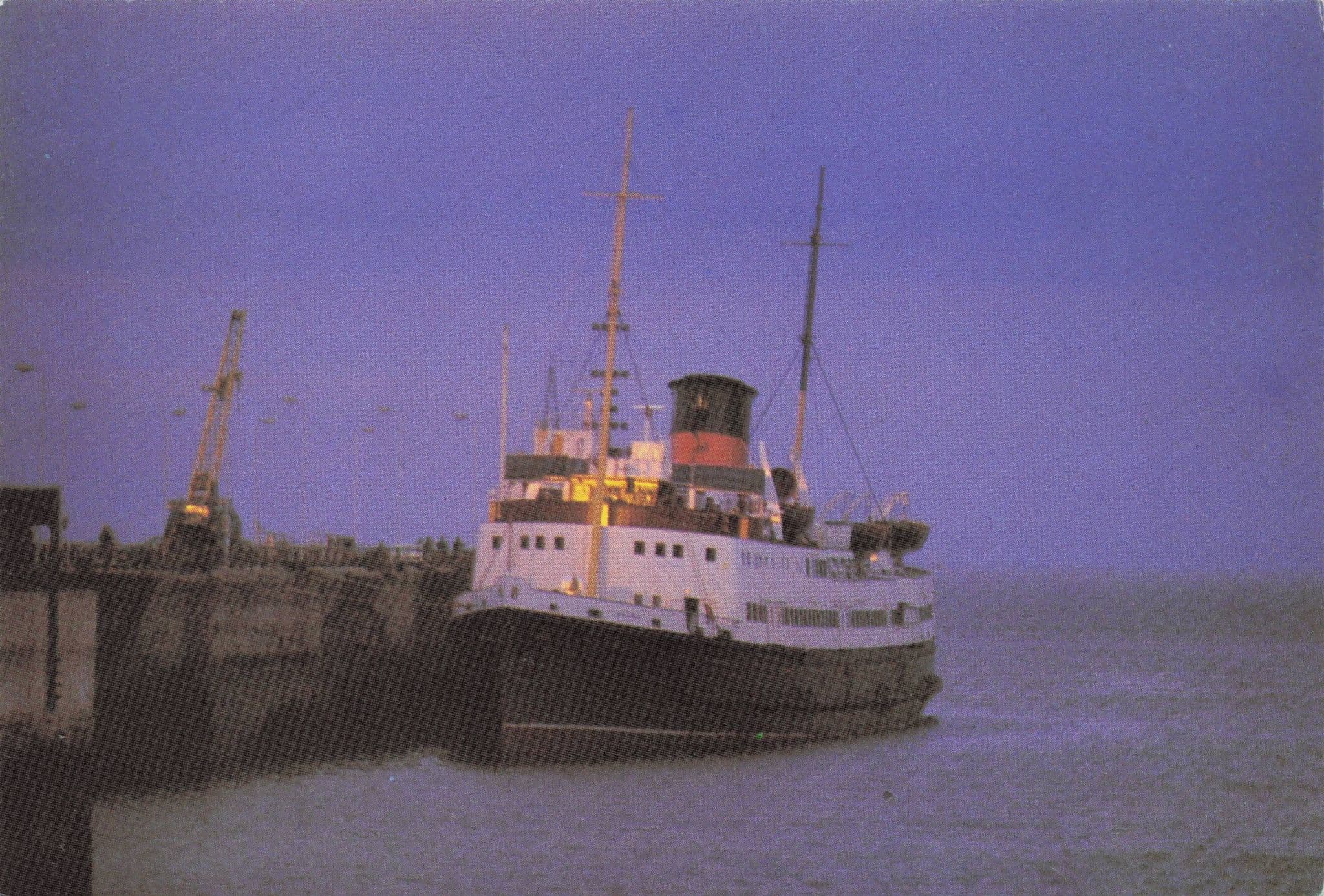 TSS Manxman Isle Of Man Steam Packet Ship Vintage Ltd Edn Postcard