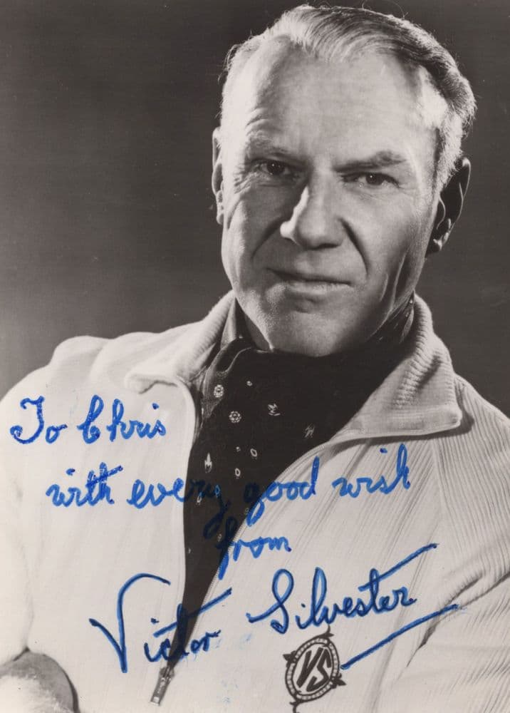 Victor Silvester Ballroom Dancing 1970s BBC Radio Hand Signed Photo