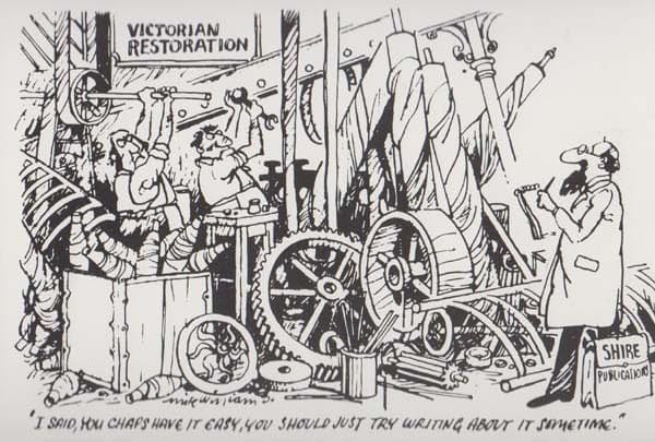 Victorian Restoration Factory Workers Shire Rare Comic Humour Cartoon ...