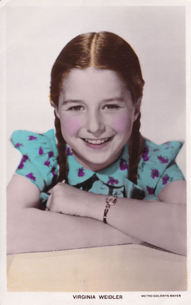 Virginia Weidler Child Star Actress Picturegoer Postcard