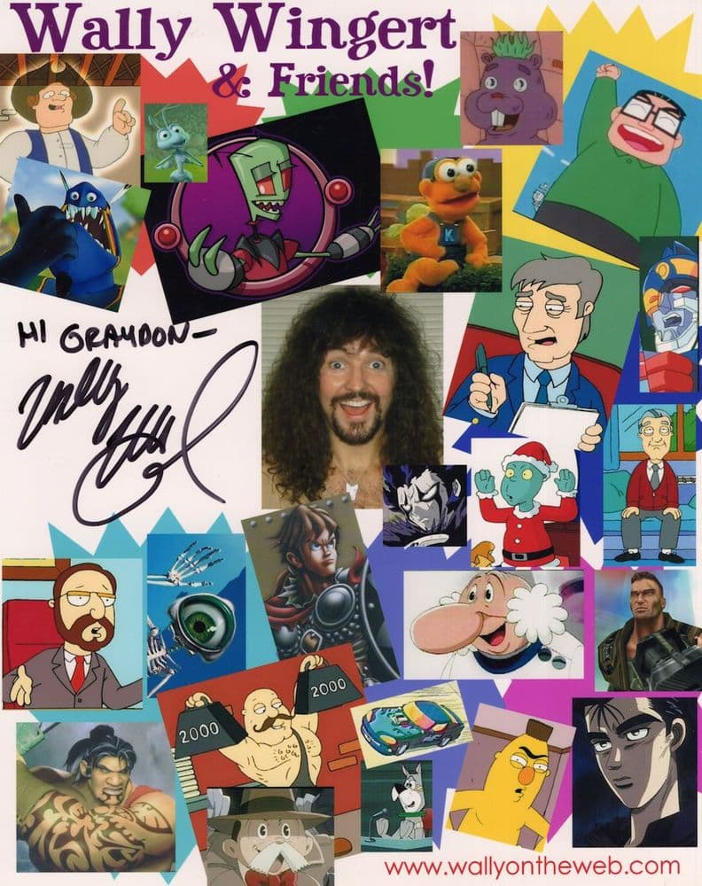 Wally Wingert Family Guy Voice Artist 10x8 Hand Signed Photo
